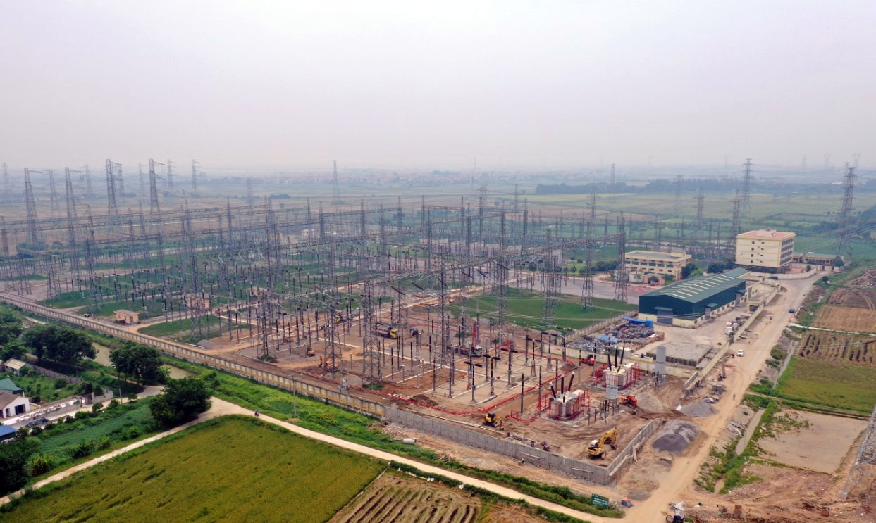 Đóng điện thành công dự án lắp kháng tại TBA 500kV Phố Nối, sẵn sàng ...